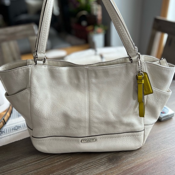 Coach | Bags | Coach Cream Bag | Poshmark
